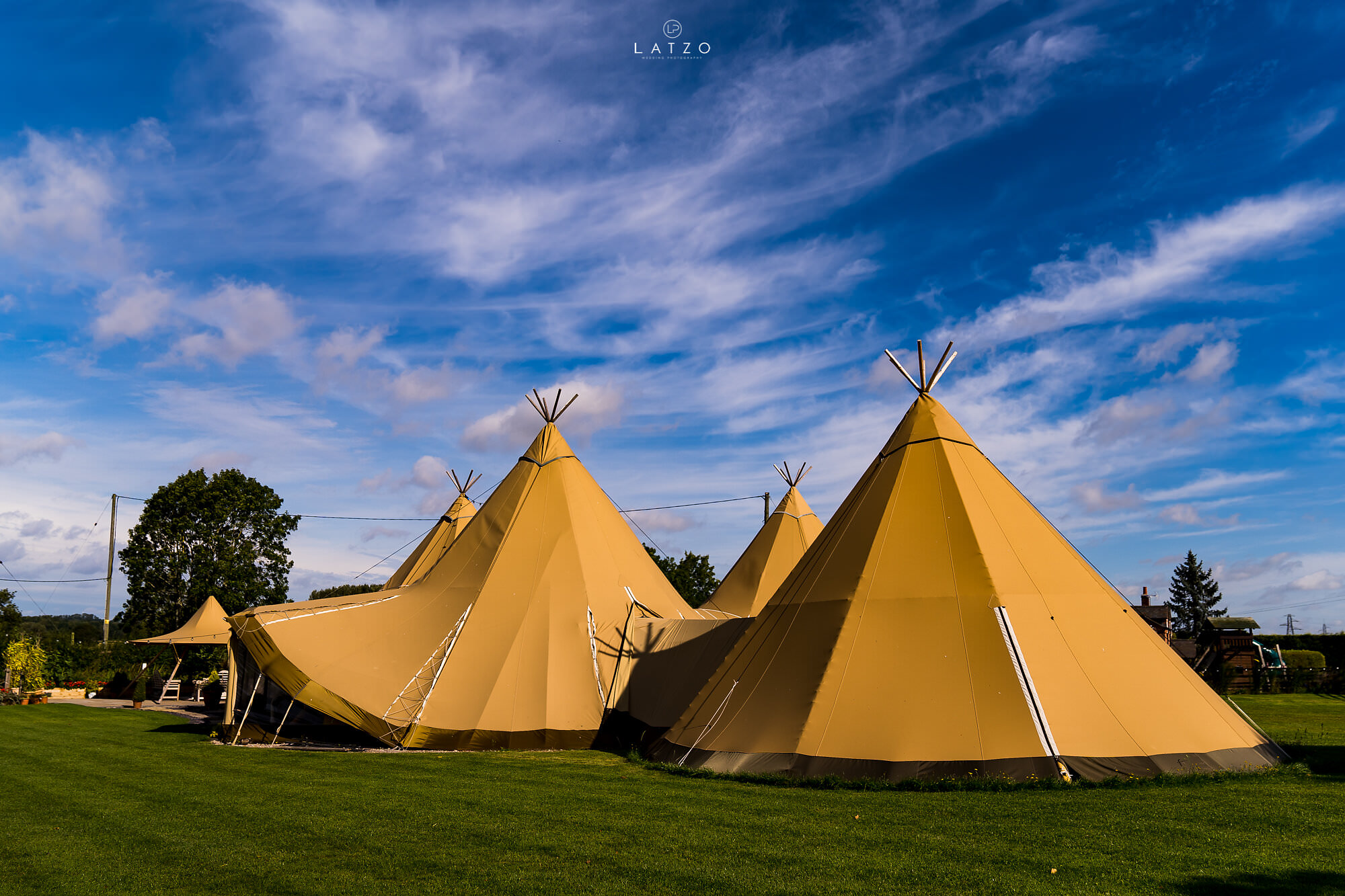 Bridge House Barn Tipi Wedding in Summer Leicestershire ...